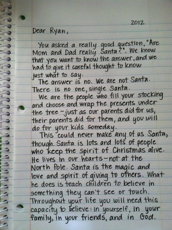 "Mom, is Santa Real?" Here's the Perfect Answer. - Her View From Home