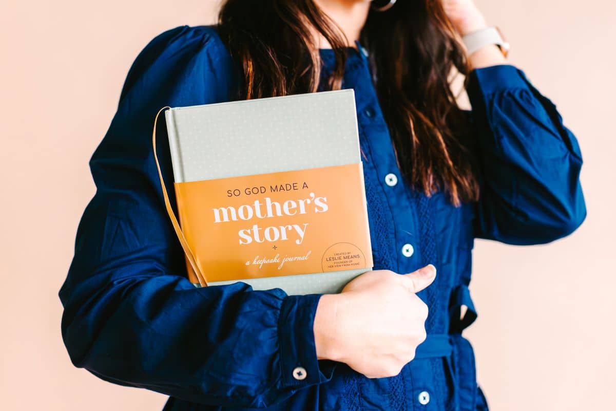 So God Made a Mother - Companion Keepsake Journal - Her View From Home